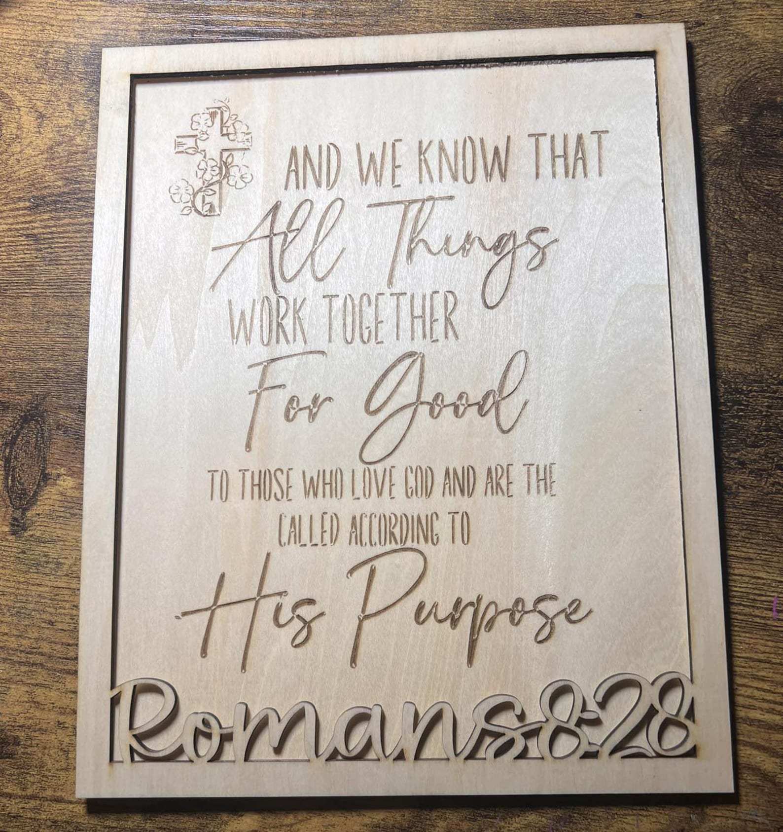 Romans 828 | Bible Hymn SVG | Digital File Faith | Laser Cut Christian ...
