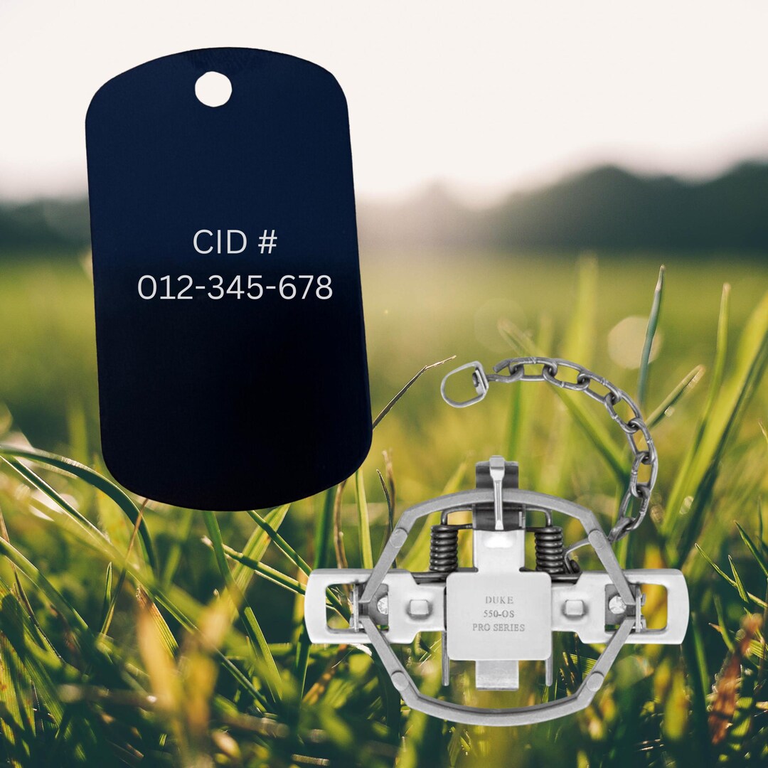 Custom Engraved Trap Tags | Hunting Tags | Laser Engraved ...