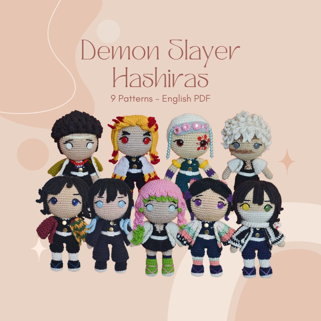 Demon Slayer Crochet Patterns: Anime-inspired Creations, HASHIRAS ...