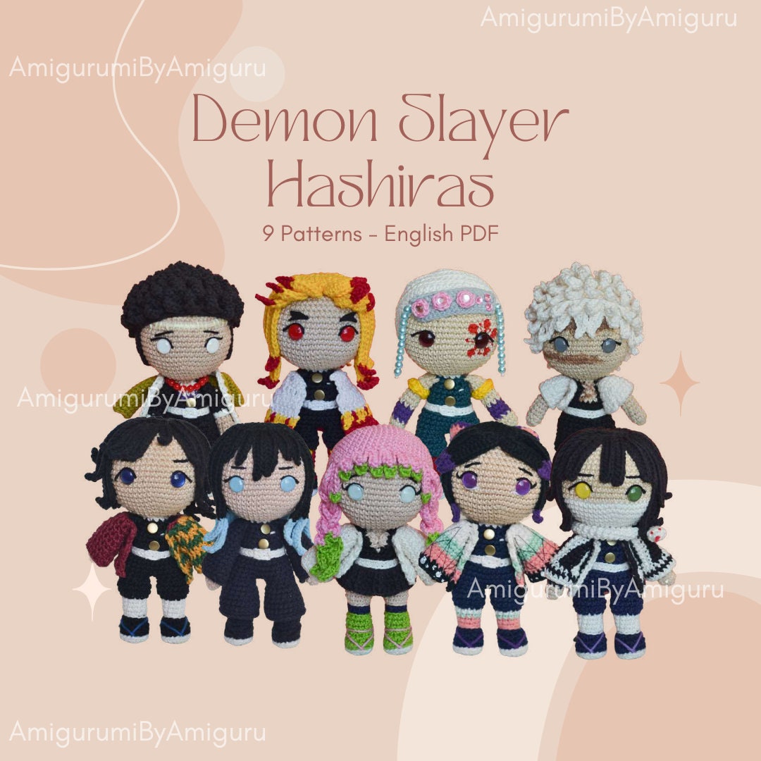 Demon Slayer Crochet Patterns: Anime-inspired Creations, HASHIRAS ...