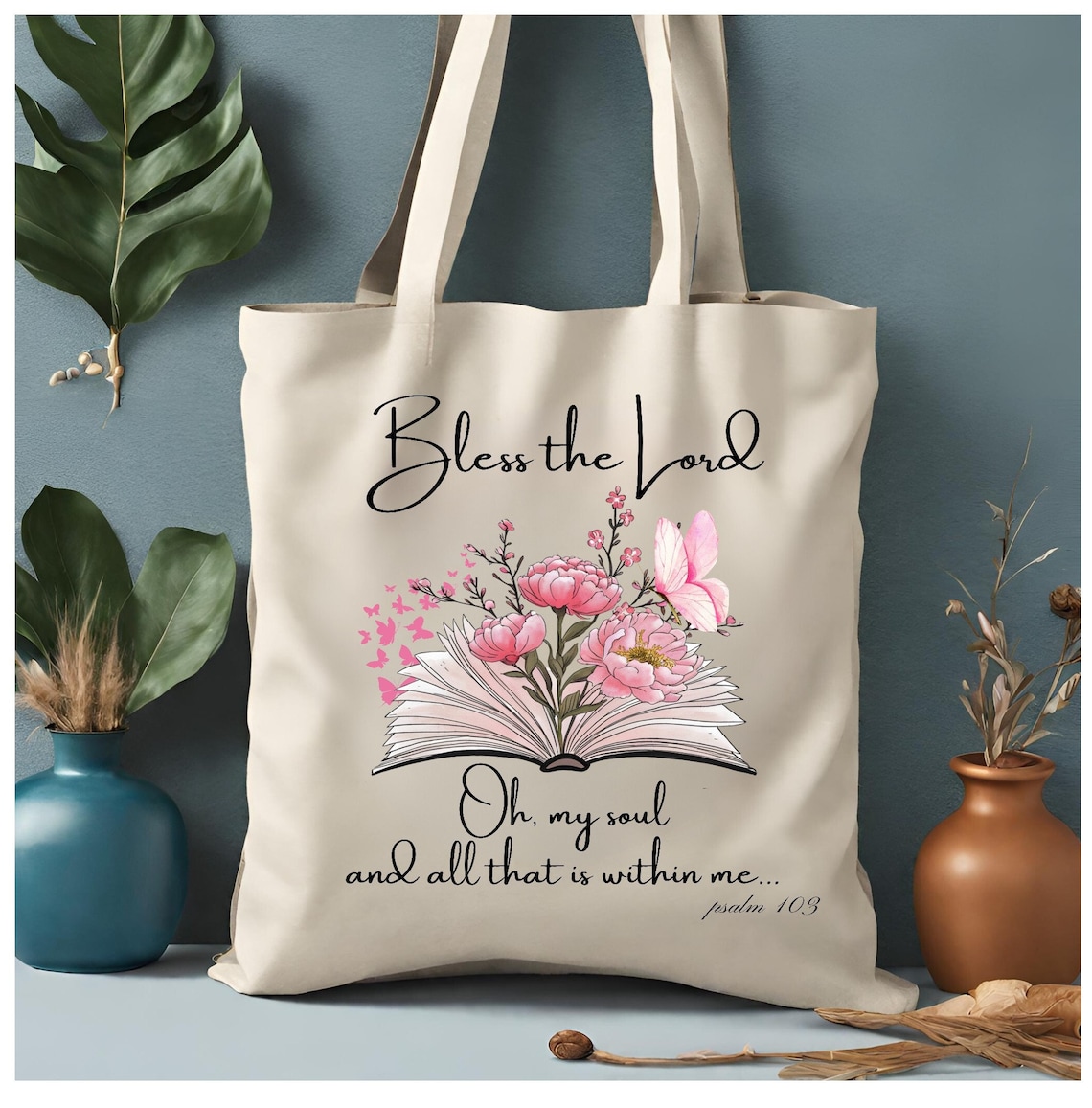 Bible Study Bag, Church Tote, Religious Tote Bag, Christian Book Bag ...