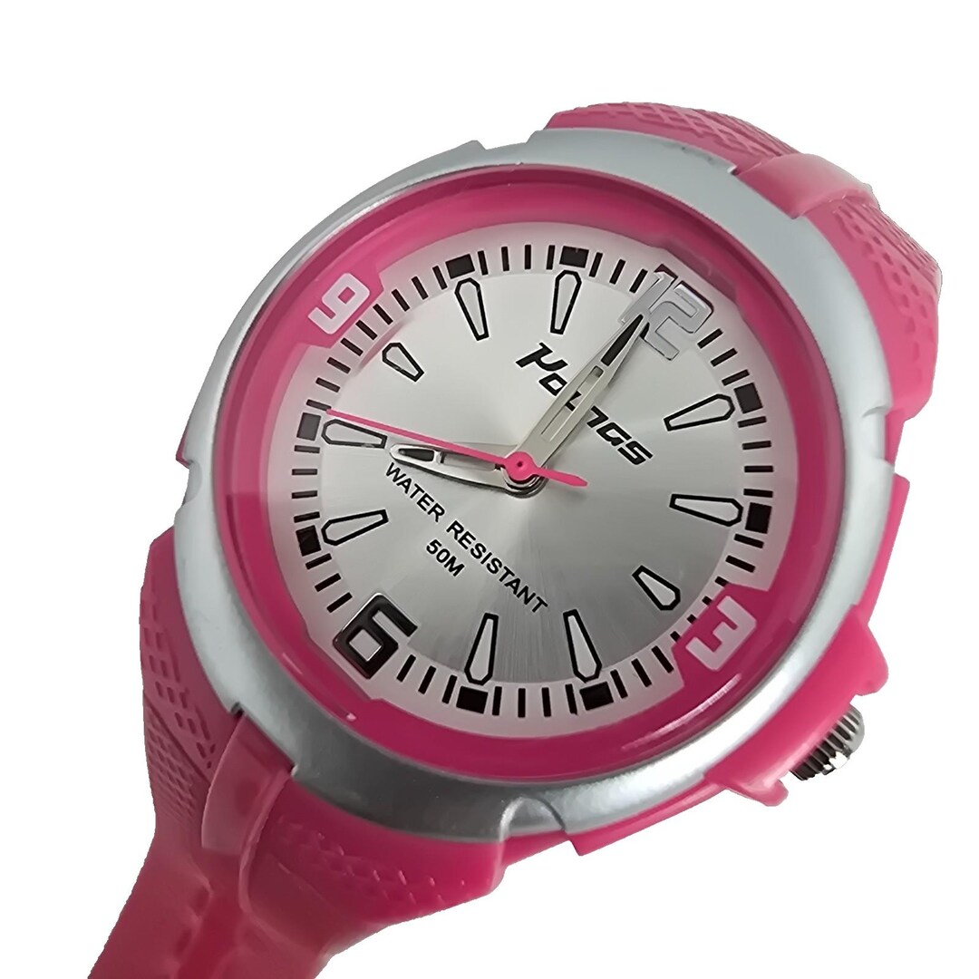 Youngs 05265 Ladies Pink Sports Watch Quartz 50M Water Resistant ...