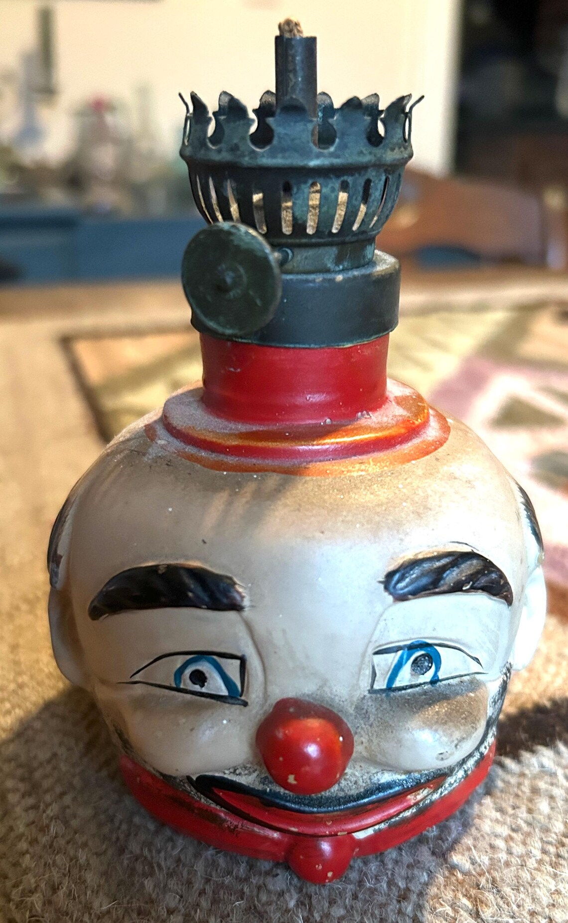 Unusual Vintage Novelty Ceramic Clown Oil Lamp - Etsy