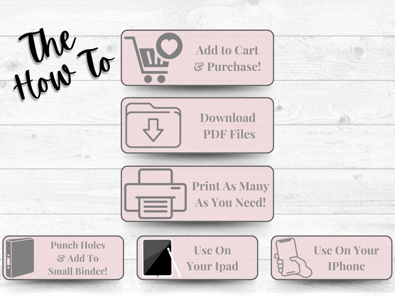 Digital Planner Exercise Workout Log Training Notebook Instant Download ...