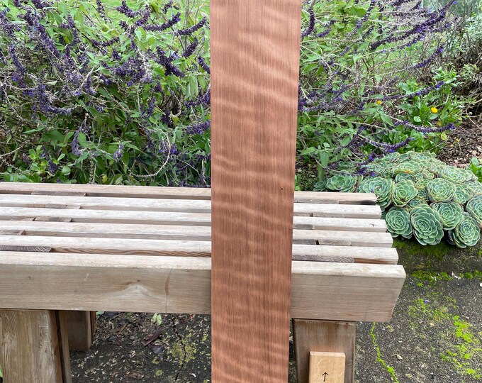 Stunning! Curly Redwood Board! Incredibly Rare, Old Growth Redwood ...