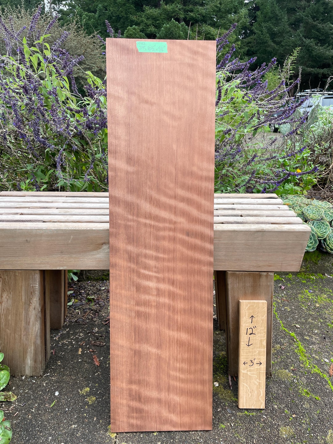Stunning! Curly Redwood Board! Incredibly Rare, Old Growth Redwood ...