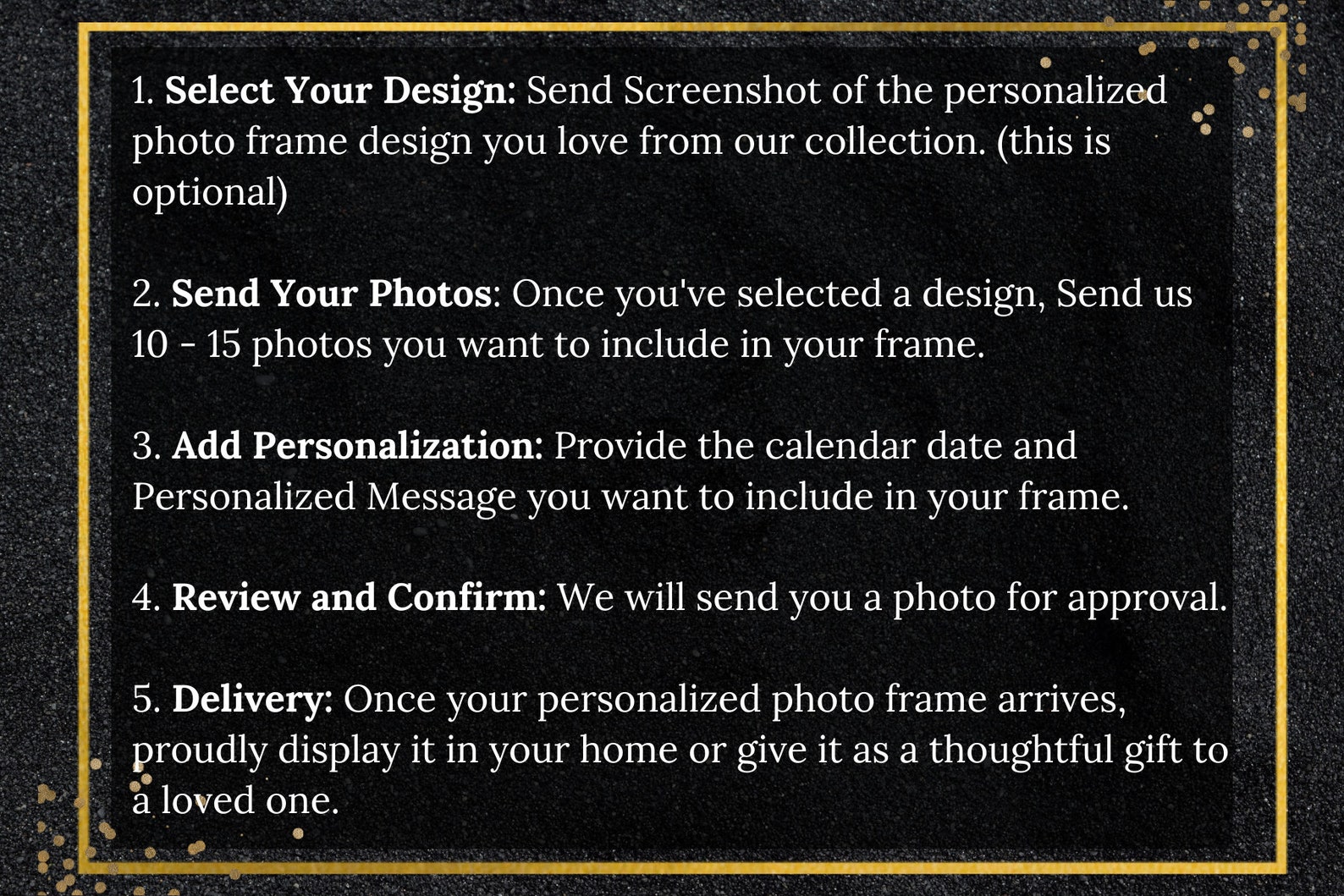 Anniversary Frame Photo Frame Personalized Calendar Photo Frame Mother ...