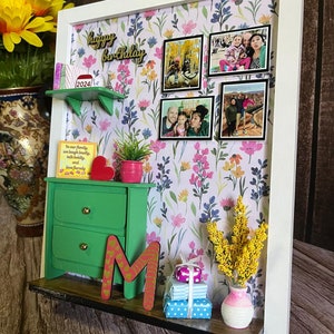 Personalized 3D Miniature Frame, Custom Photo Frame, Handmade Gift ...
