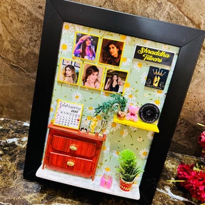 Personalized 3D Miniature Frame, Custom Photo Frame, Handmade Gift ...