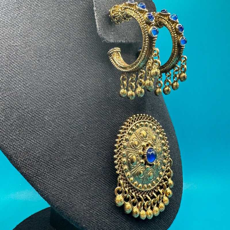 Indian Brooch - Etsy