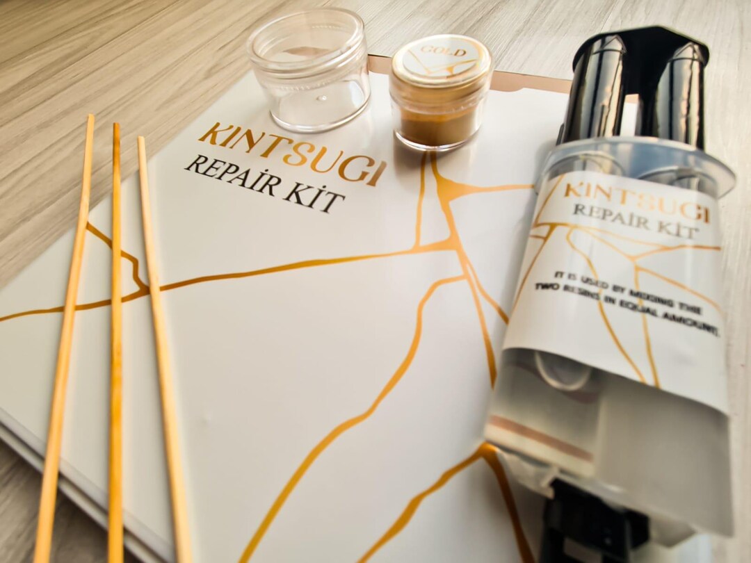 Kintsugi Repair Kit – DIY Gold Repair for Ceramics, Japanese Art ...