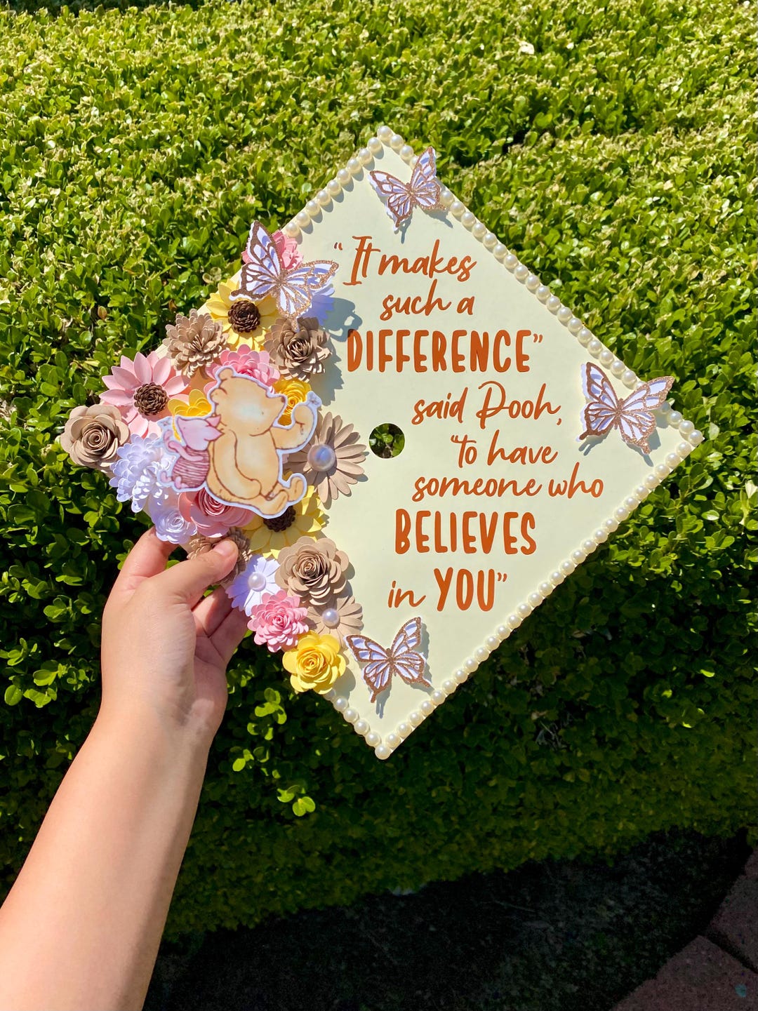 Winnie the Pooh Freestyle Graduation Topper - Etsy