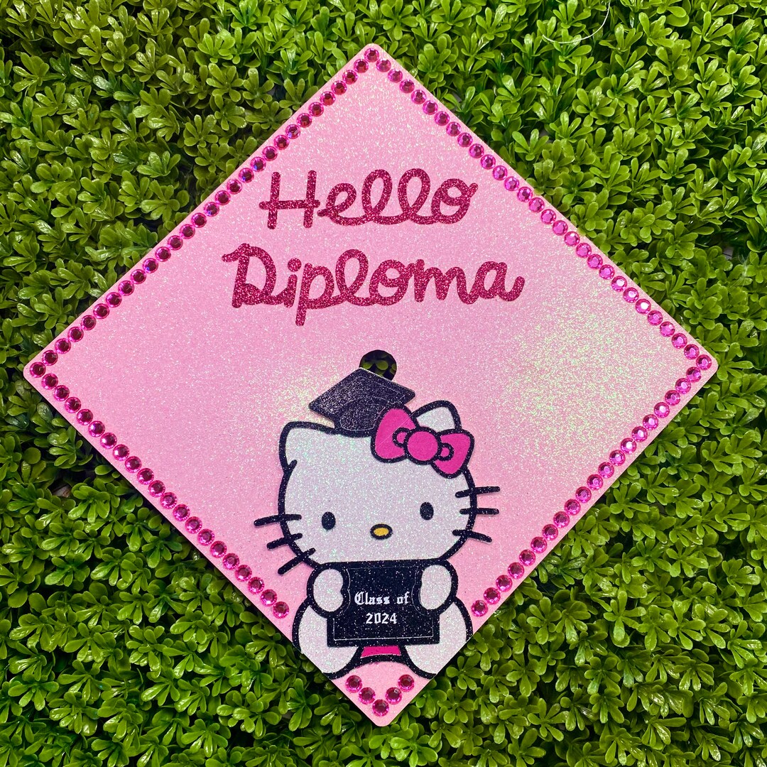 Hello Kitty Freestyle Graduation Topper - Etsy