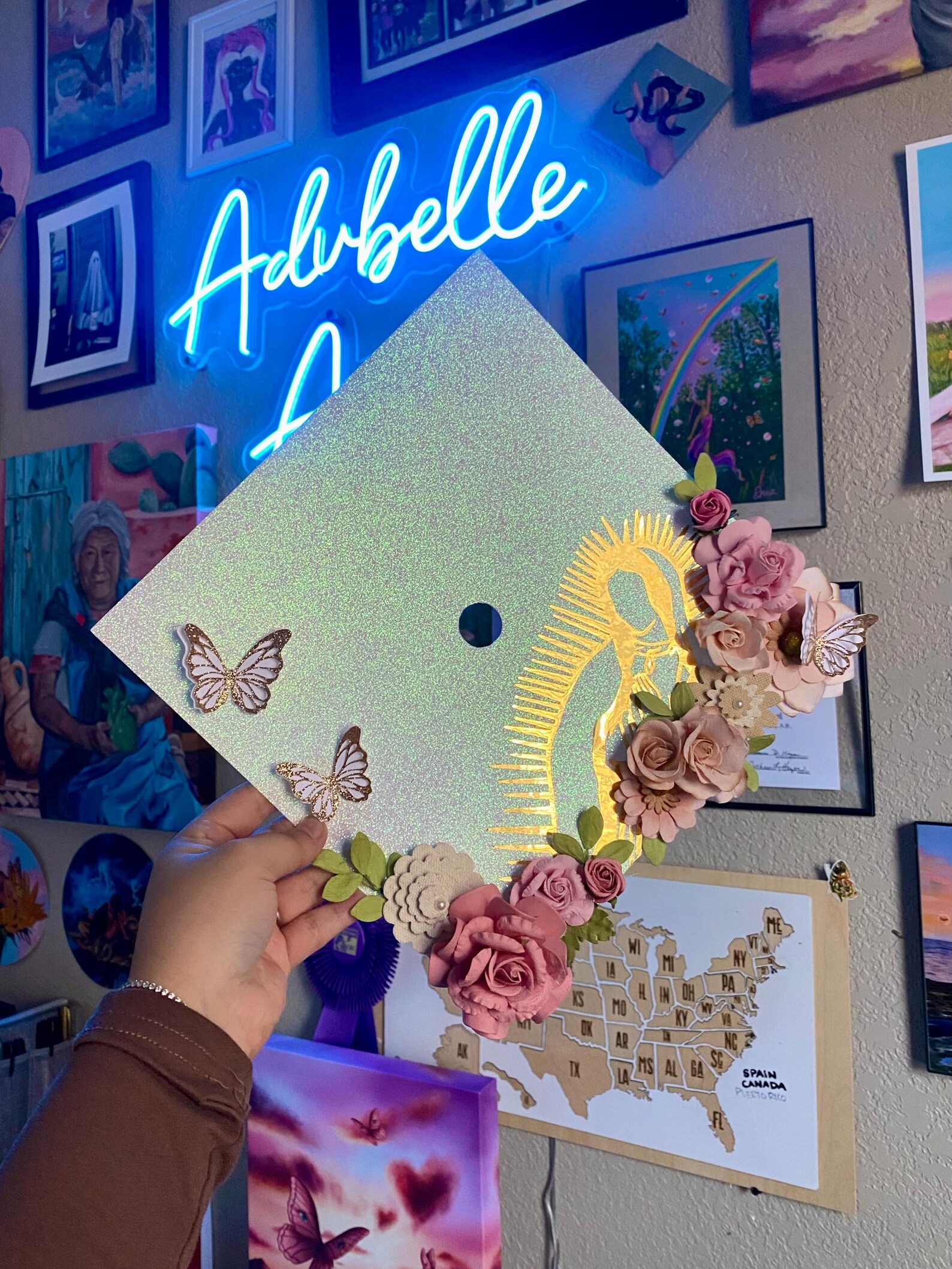 Virgen Freestyle Graduation Topper - Etsy