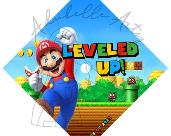 Customized Super Mario Graduation Cap, Super Mario-themed Graduation ...