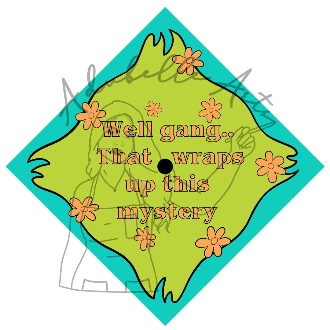 Scooby Doo Printed Graduation Topper - Etsy