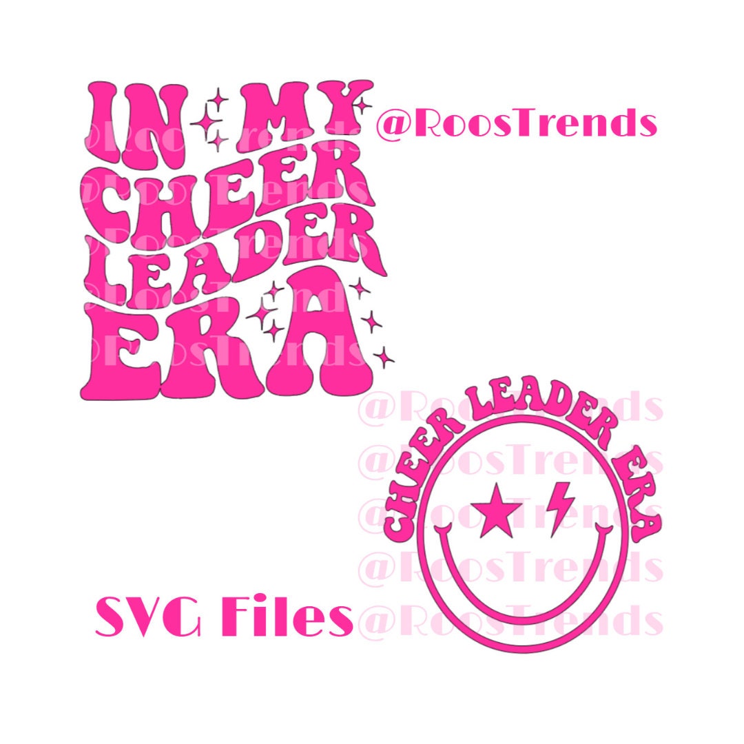 In My Cheerleader Era SVG, in My Cheer Era, Cheerleading SVG, Cheer ...