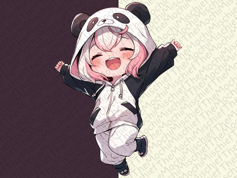 7 Adorable Kawaii Chibis in White Clipart Bundle Commercial Use and ...