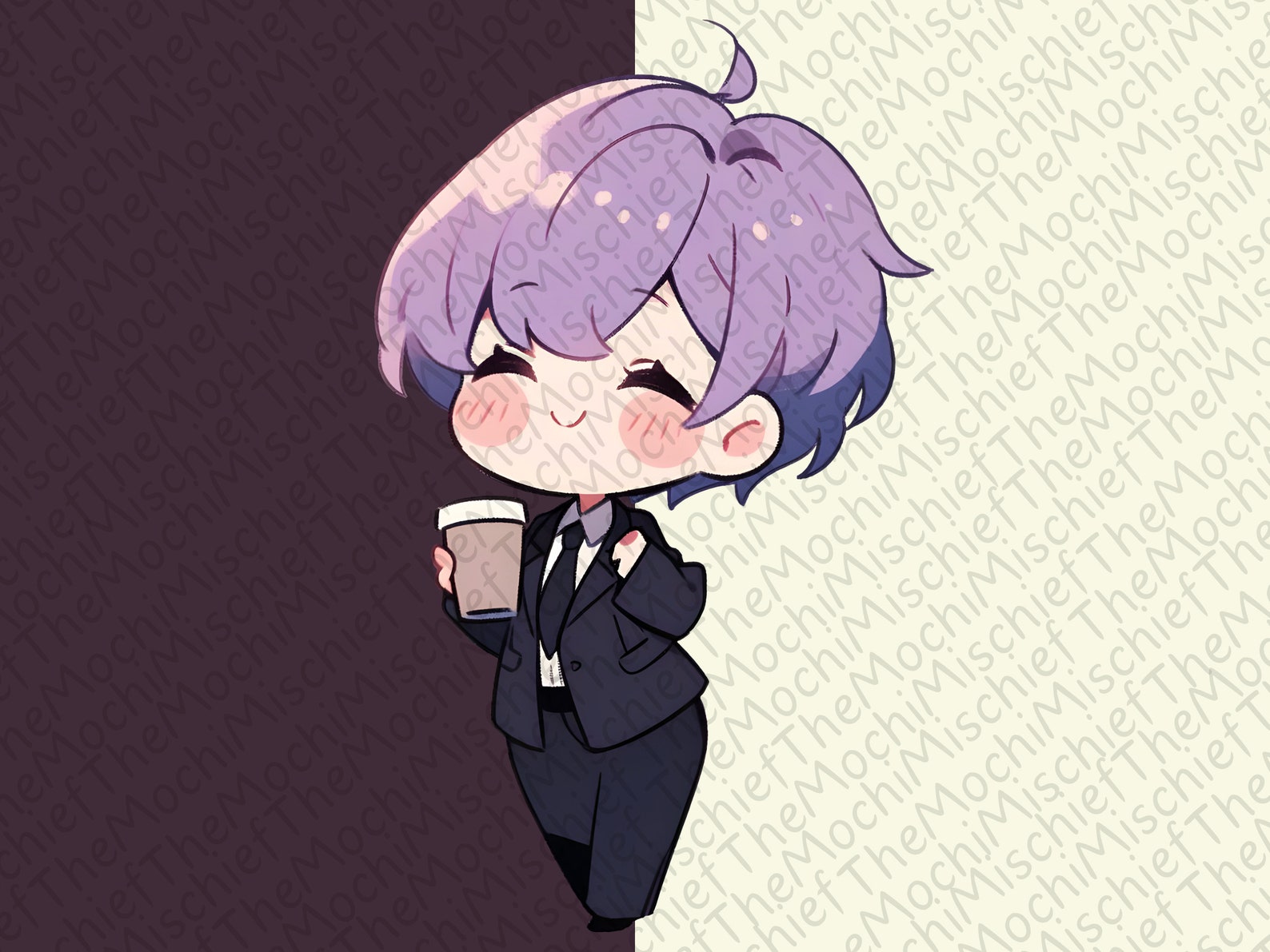 7 Kawaii Chibis in Office Suits Clipart | Scrapbooks, Streaming ...