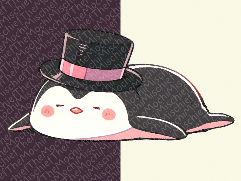 8 Kawaii Chibi Penguins Clipart Set - Commercial Use, Transparent Pngs ...