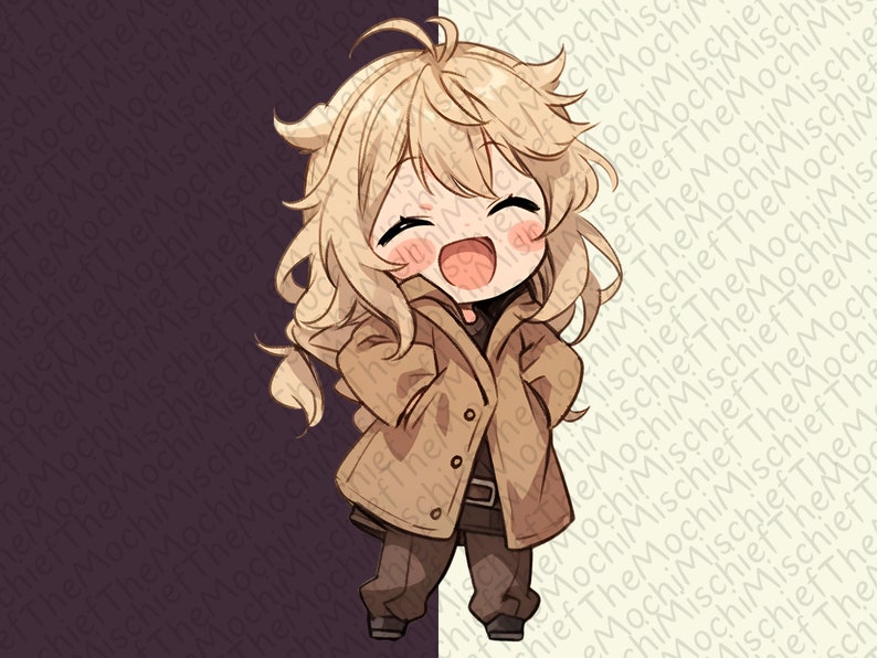 7 Adorable Kawaii Beige Chibis Clipart Bundle Commercial Use and ...