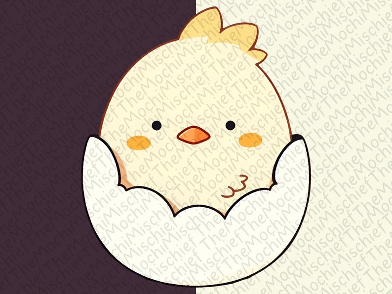 30 Kawaii Easter Clipart Bundle Cute Colorful Bunny, Chicken, Basket ...