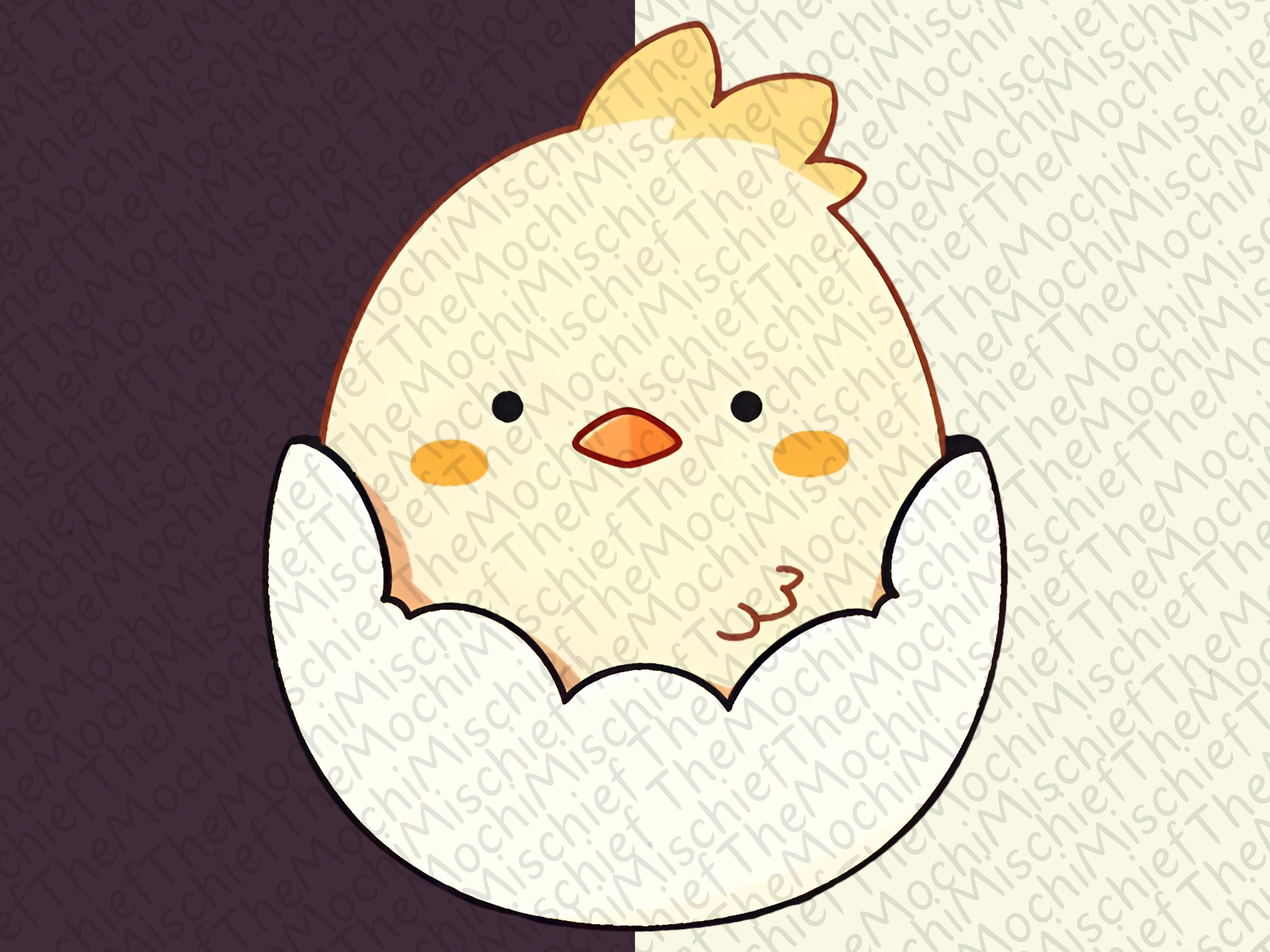 30 Kawaii Easter Clipart Bundle Cute Colorful Bunny, Chicken, Basket ...