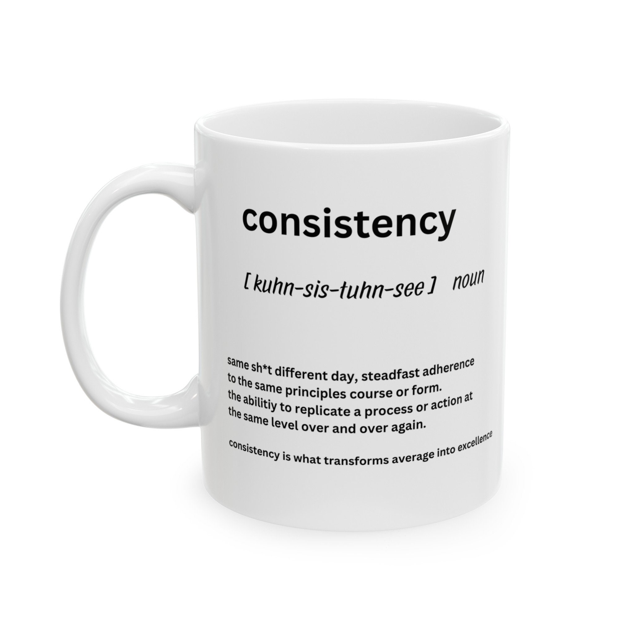 Consistency, Definition, Motivational, Supportive, Office Gift, Gift ...