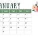 Blush and Sage 2024 Calendar - Etsy