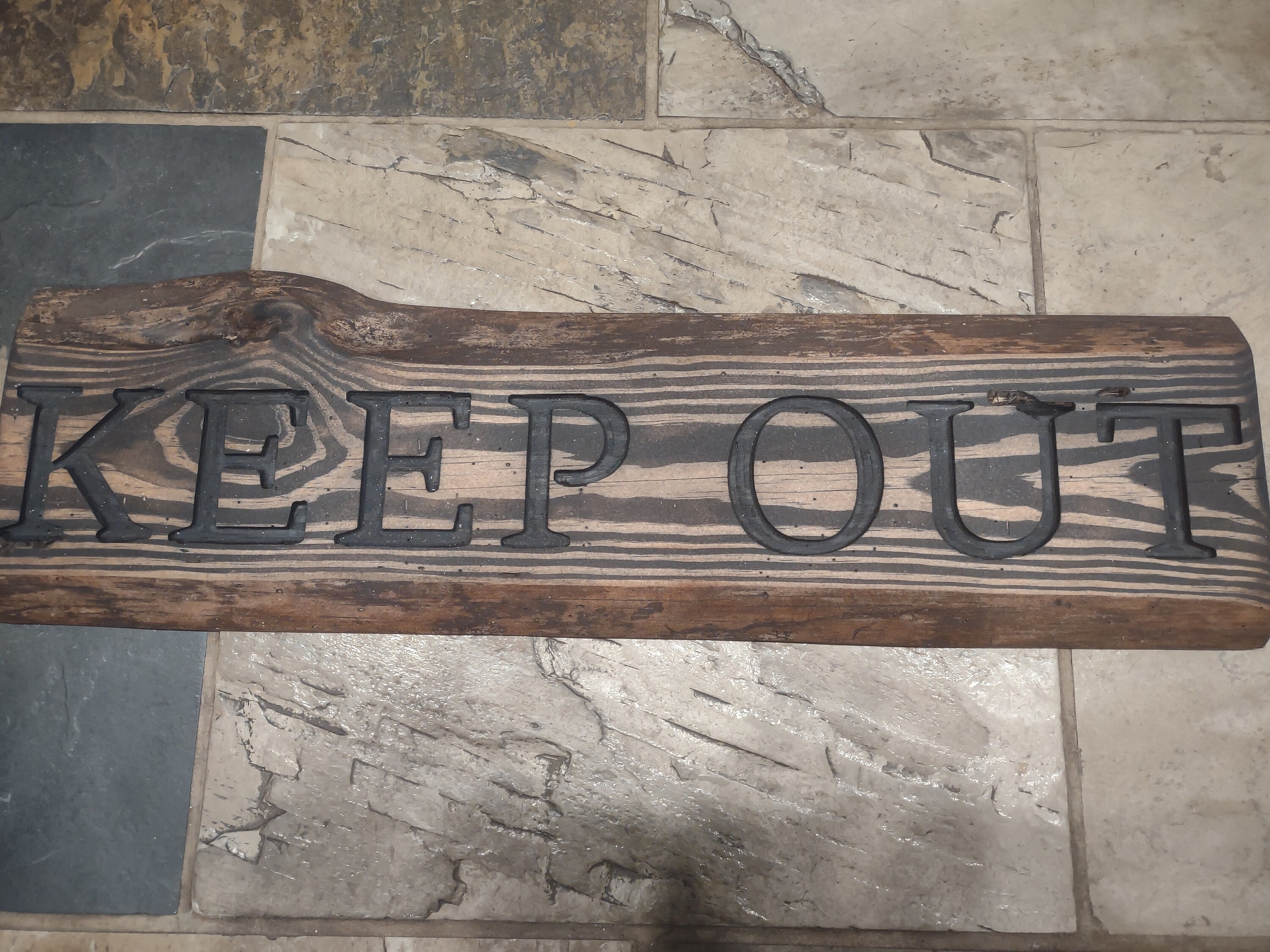 Keep Out CNC Engraved Sign - Etsy