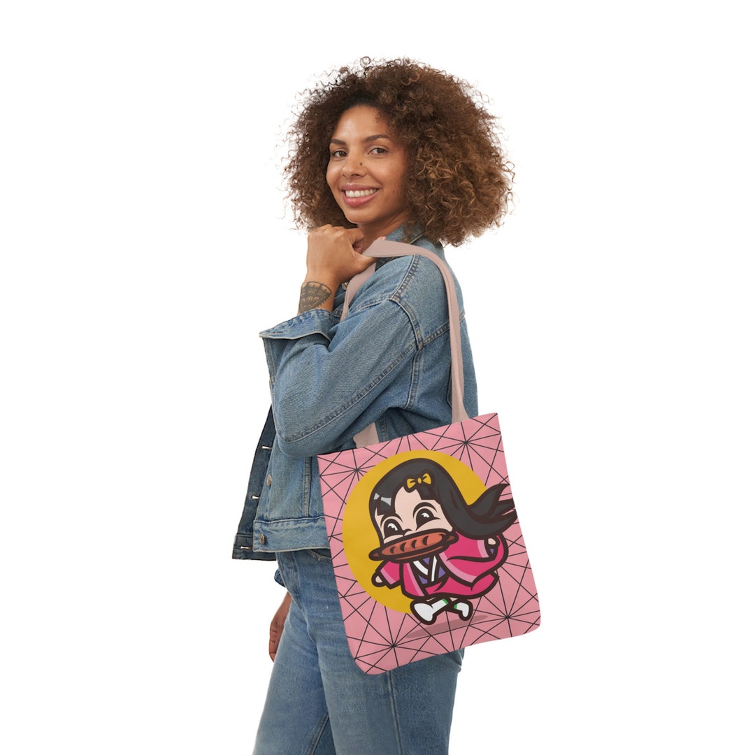 Nezuko Demon Slayer Polyester Canvas Tote Bag AOP - Etsy
