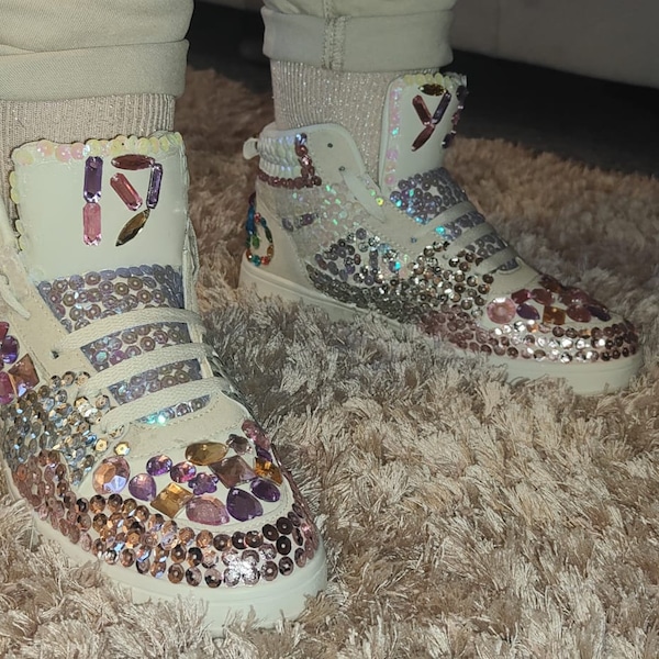 Bling Trainers - Etsy