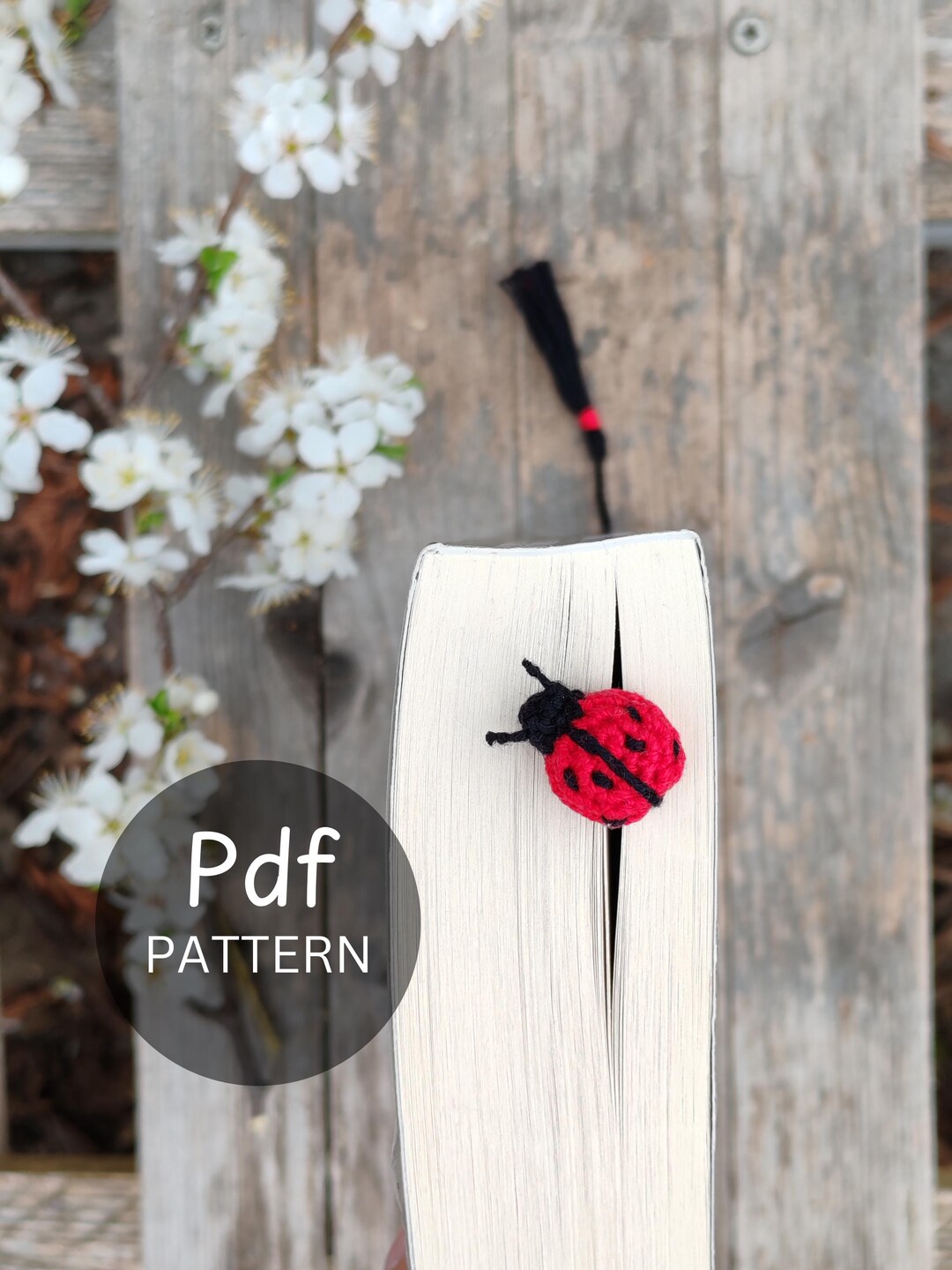 Ladybug Bookmark CROCHET PATTERN | Amigurumi PDF Pattern | Lovebug ...