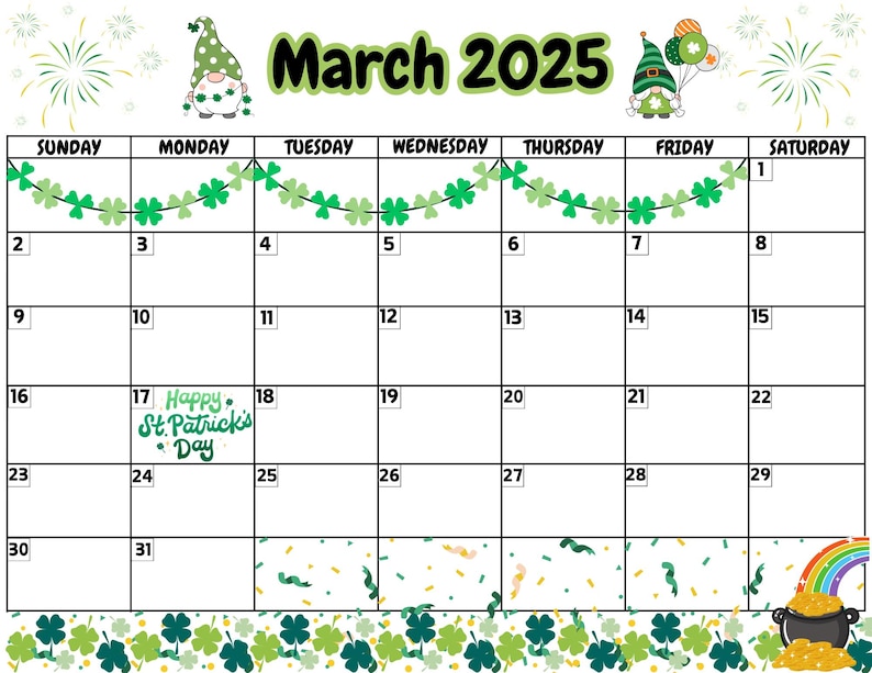 2025 Daycare Handprint Calendar Gift Printable File - Etsy