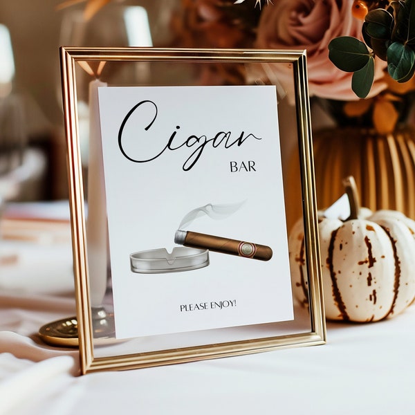 Wedding Cigar Bar - Etsy