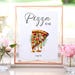Pizza Bar Sign | Pizza Party, Birthday Party, Wedding Sign | Pizza Sign ...