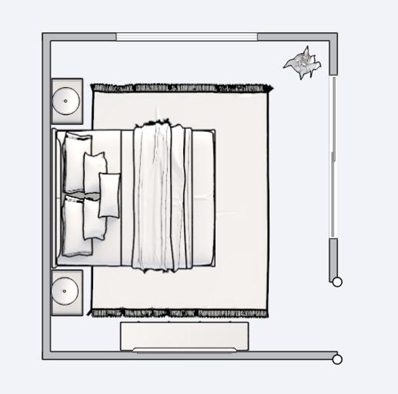 Custom Space Plan/furniture Layout - Etsy