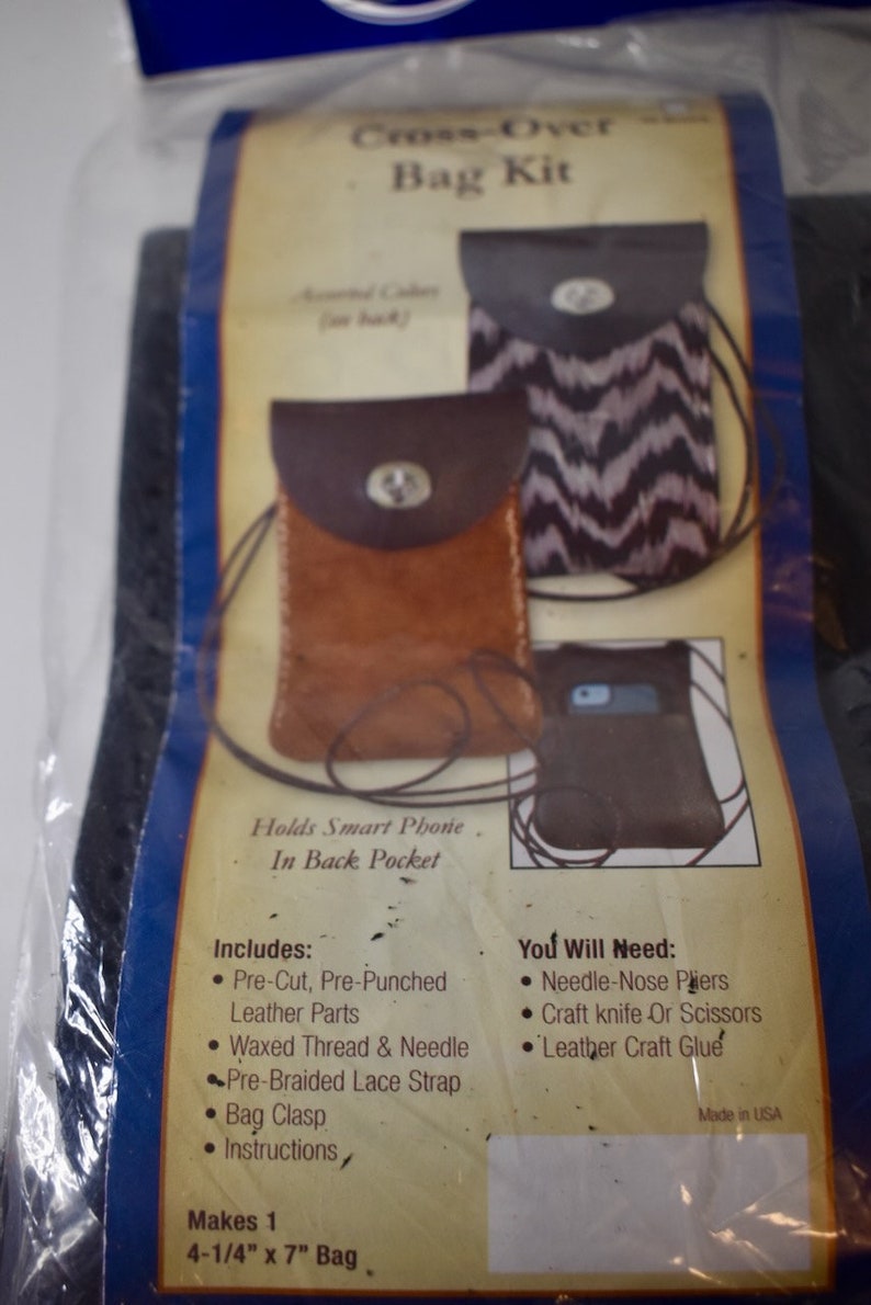 Realeather Crafts Cross-over Bag Kit - Etsy