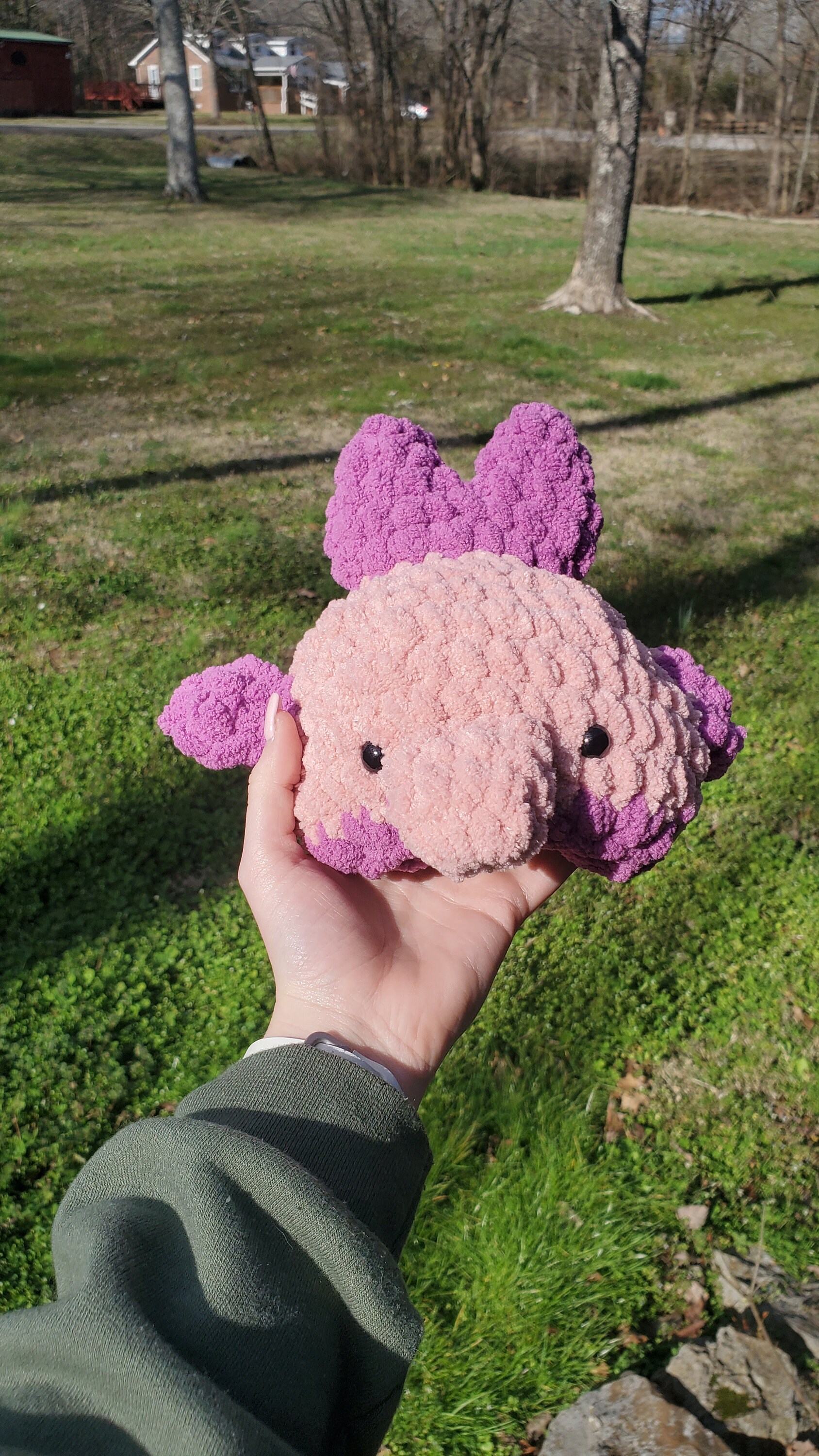 Crochet Blobfish Plush - Etsy