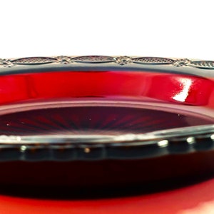 Vintage Ruby Glass Pie Dish, Avon Royal Ruby Red Glass, 3 Pieces and 2 ...