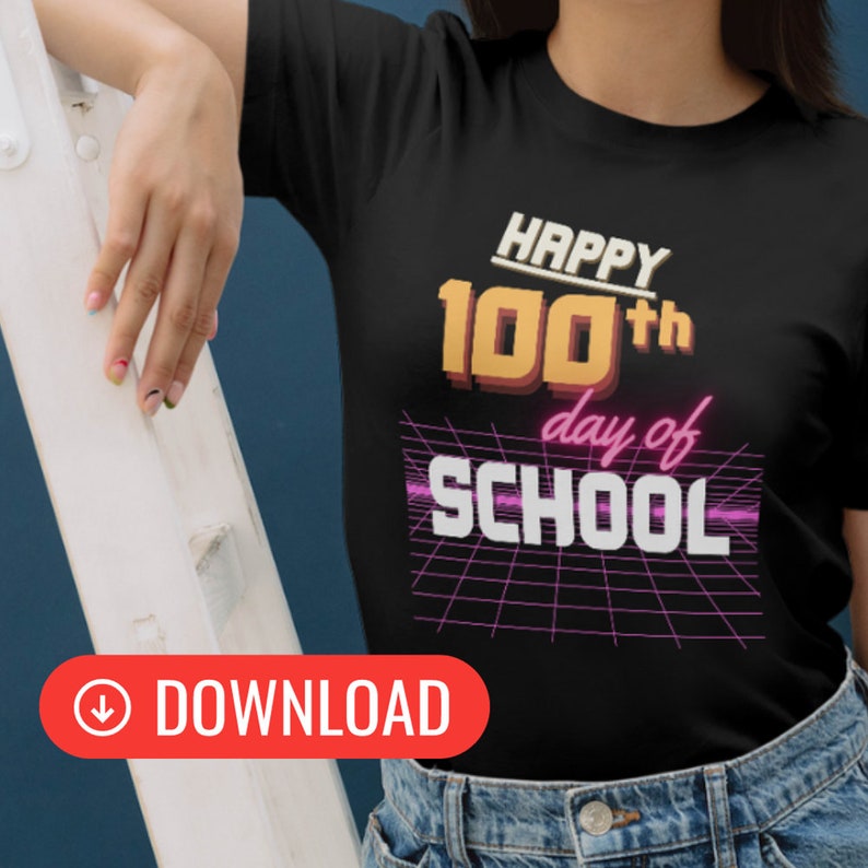 100th Day of School SVG, 100th Day of School PNG, 100th Day of School ...