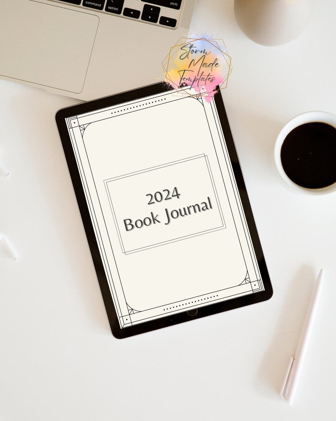 A5 Printable Minimalist Book Journal Tracker Log Bundle Template ...