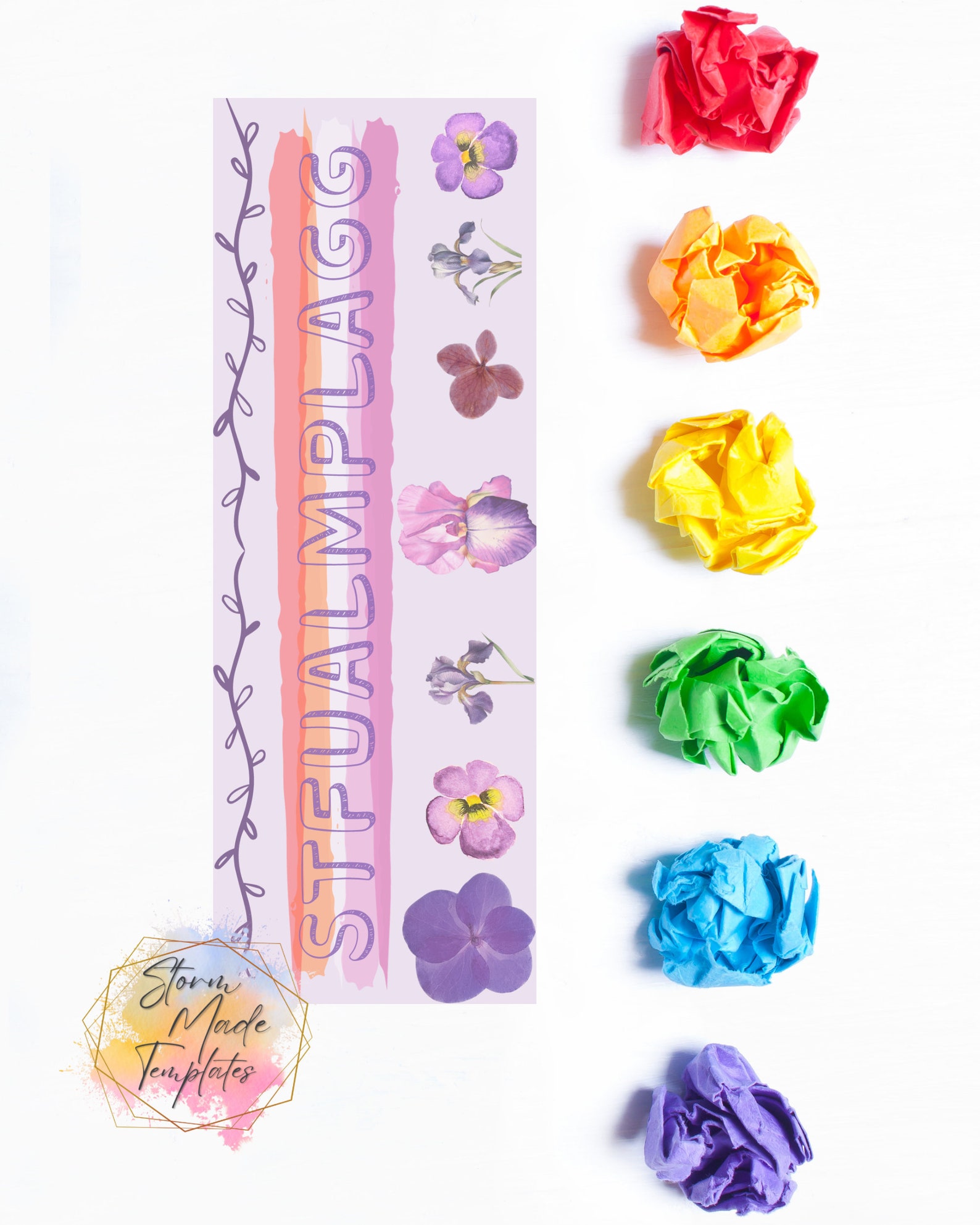 2.5 X 7-inch Printable Spicy Sapphic Lesbian Gay Queer LGBTQ Bookmark ...