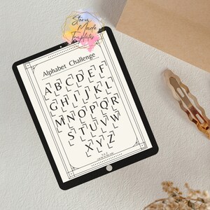 A5 Printable Minimalist Book Journal Challenge Bundle Template ...