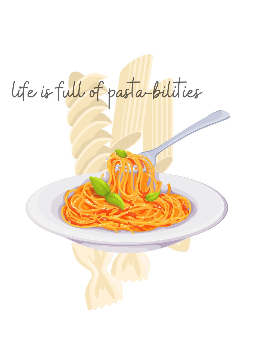 Pasta Poster - Etsy