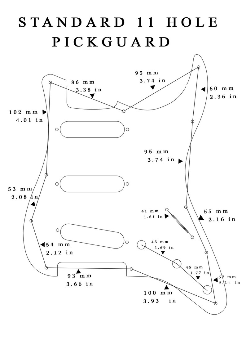 Custom Guitar copper Spark Pickguard Set - Etsy
