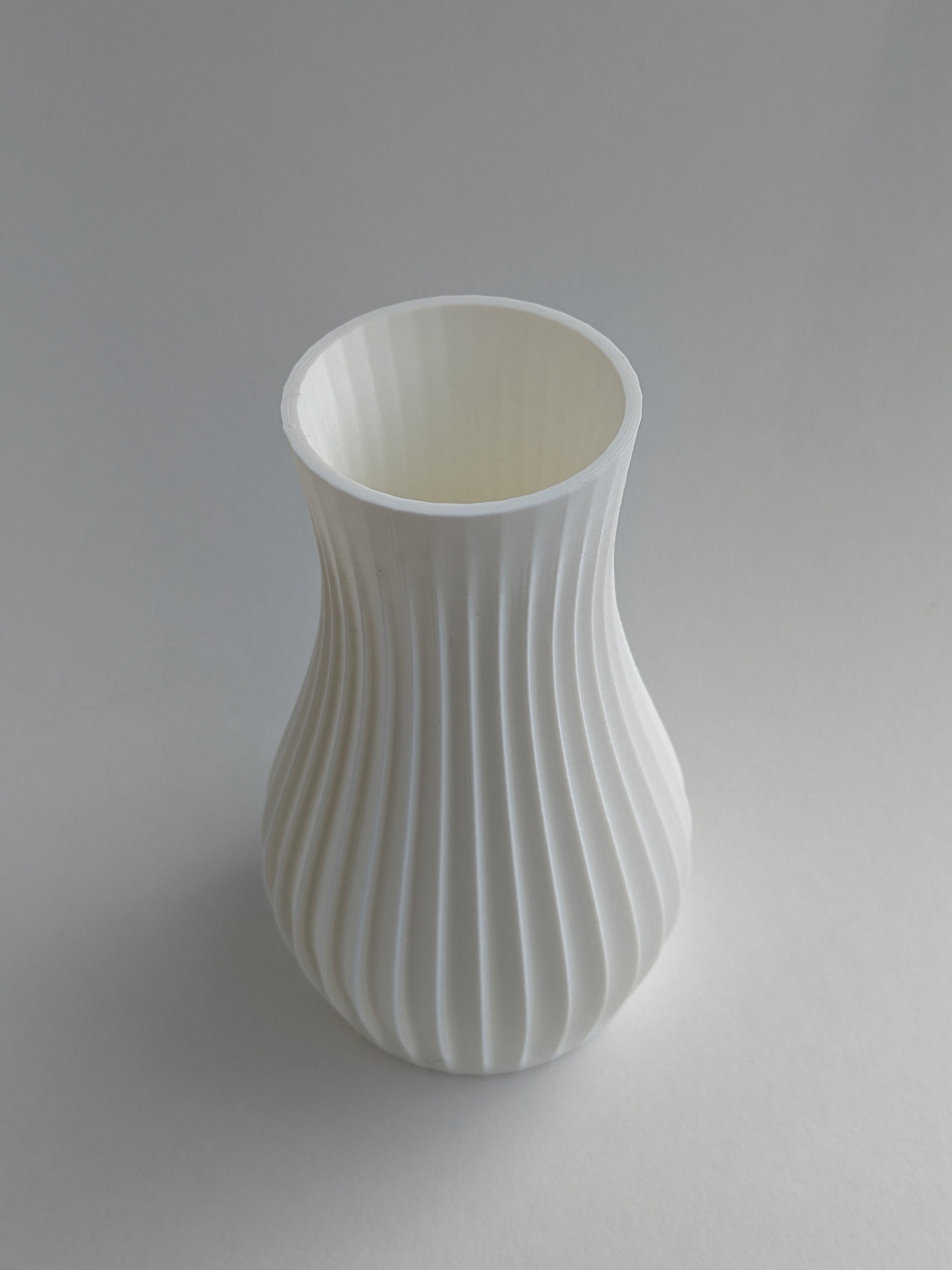 White Vase, for Flowers, Geometric Design Home Decor, Blue Yellow Color ...