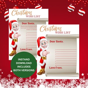 Christmas Activity Book Pages. Letter to Santa. Printable Download for ...