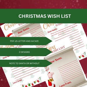 Christmas Activity Book Pages. Letter to Santa. Printable Download for ...
