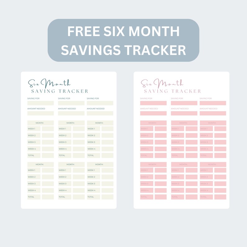 Savings Challenge 52 Week. 5k and 10k. Printable. Goodnotes Compatible ...